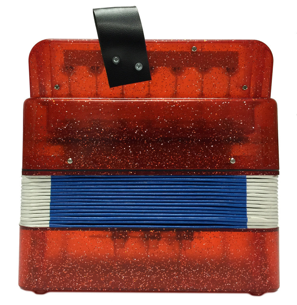 Children's 7 Key Button Accordion - Concertina - Red – EDM Products Direct
