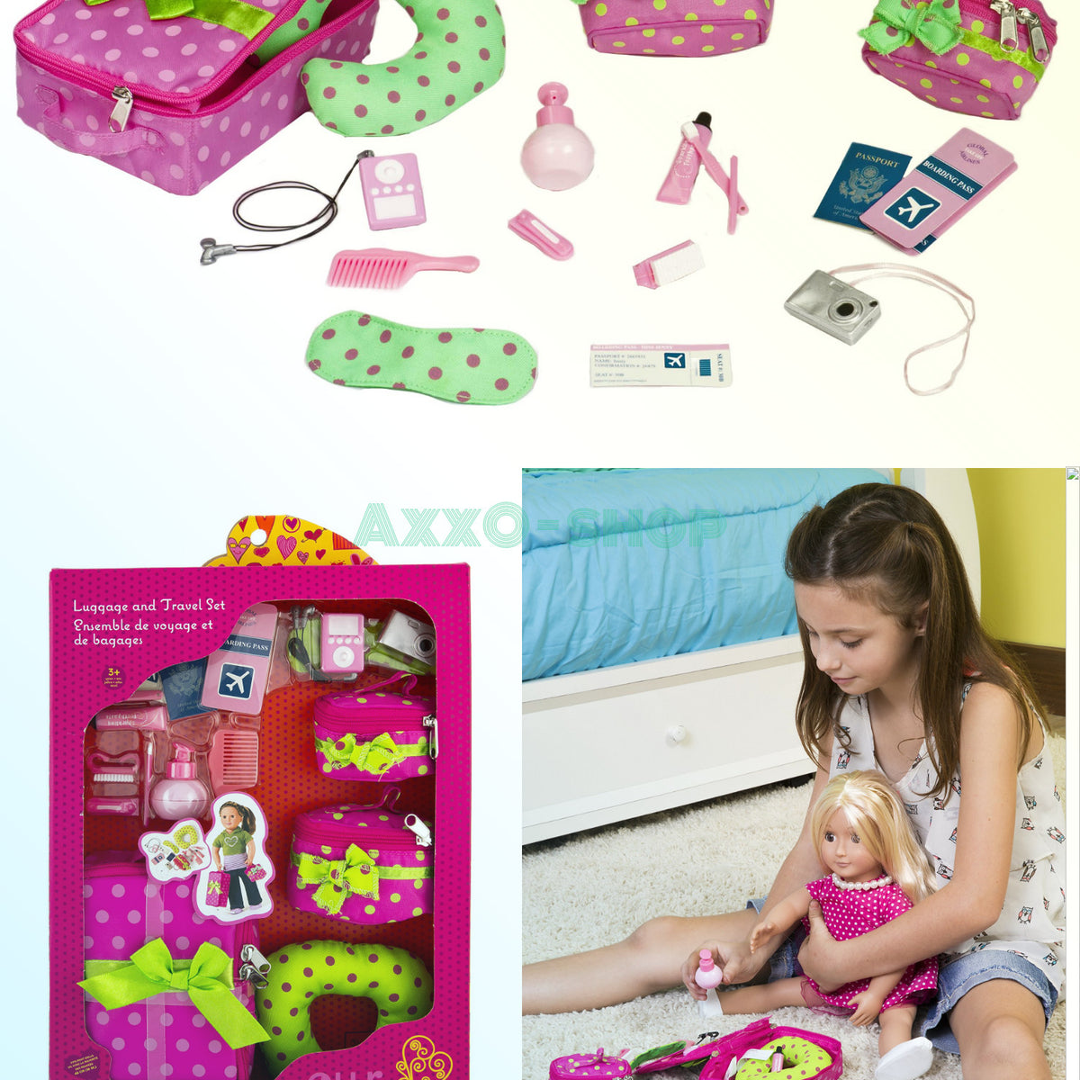 NEW! Our Generation Luggage and Travel Set for 18 Inch Dolls – EDM ...