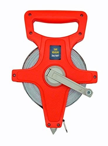 100 FT Tape Measure Tool For Landscaping Construction With Carrying Ha ...